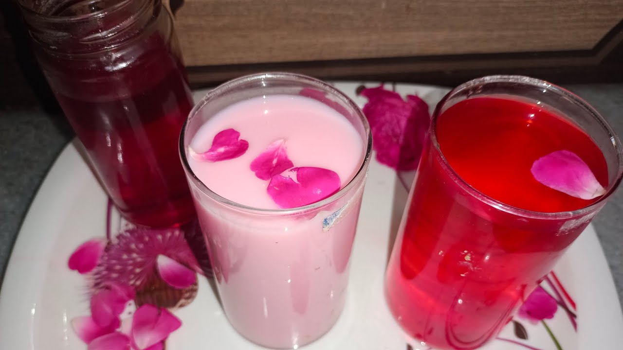 Fresh Home Made Ruh Afza , Garmi k mosam m Ghar par Banaye Bina comical ...