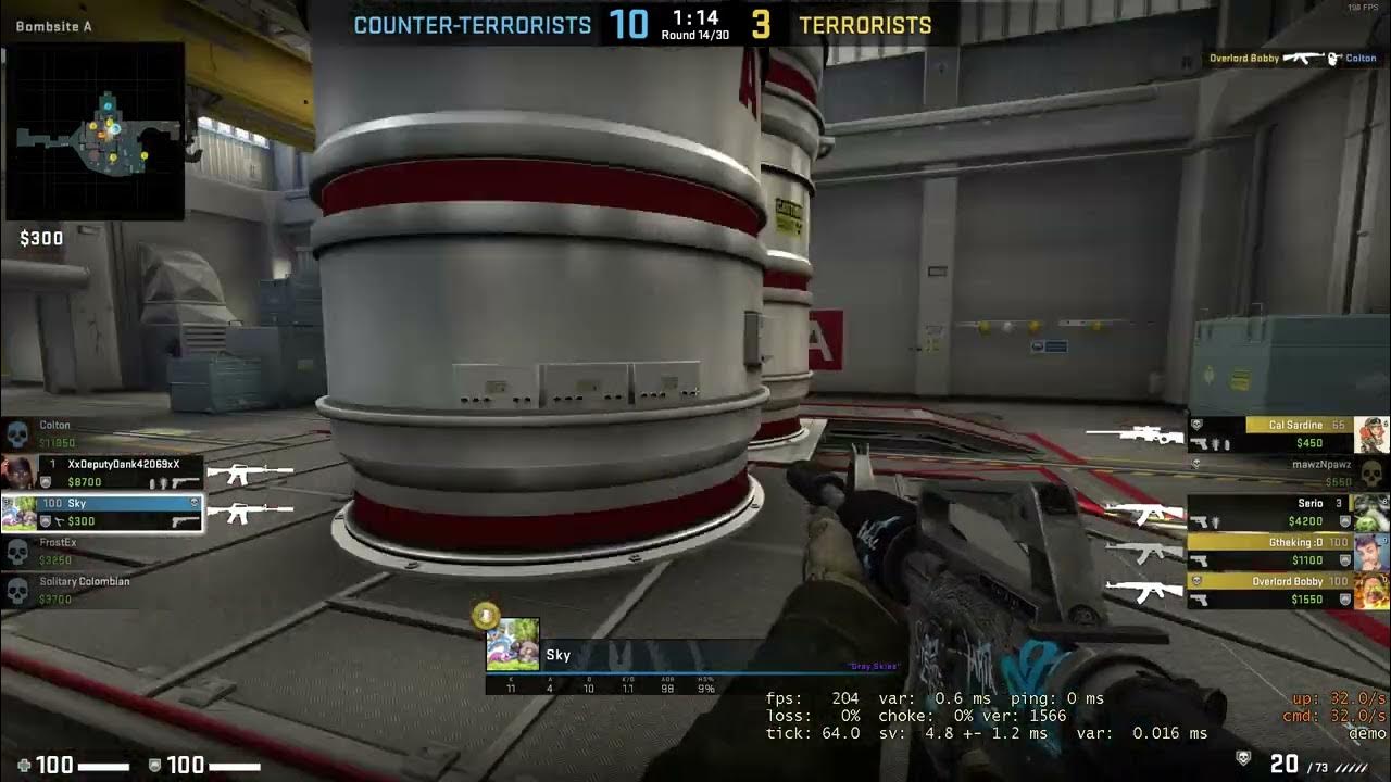 Counter Strike Global Offensive 1V4 Ace Clutch - YouTube