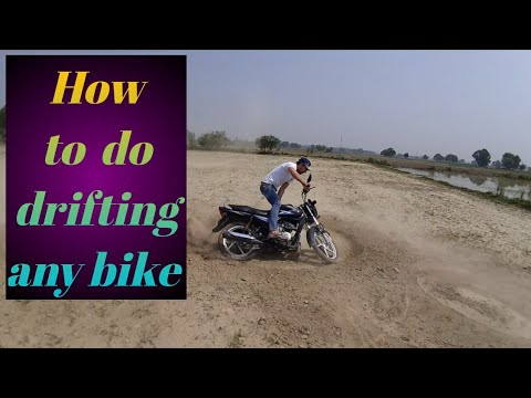 How to learn bike drifting 6 minutes !! Ct100 drift 360 digree # ct100 ...