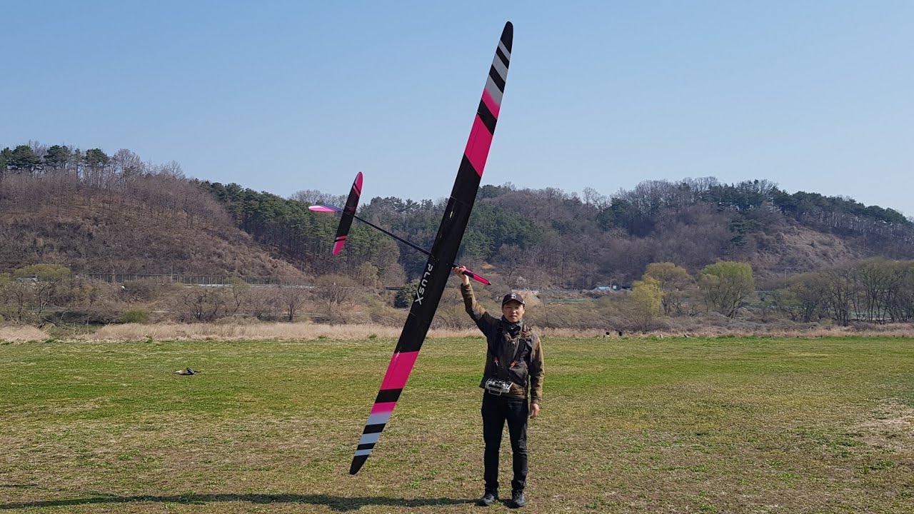 Vladimir PLUS X 4m Glider maiden flight from South KOREA 블라디미르 글라이더 플러스 ...