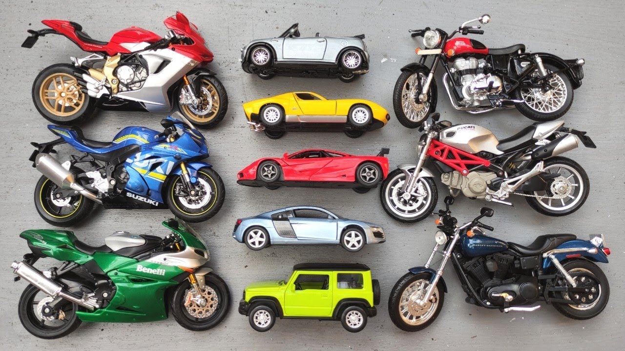 Various Diecast Model Cars & Bikes 1/12, Benelli Bike, Mclaren Car ...