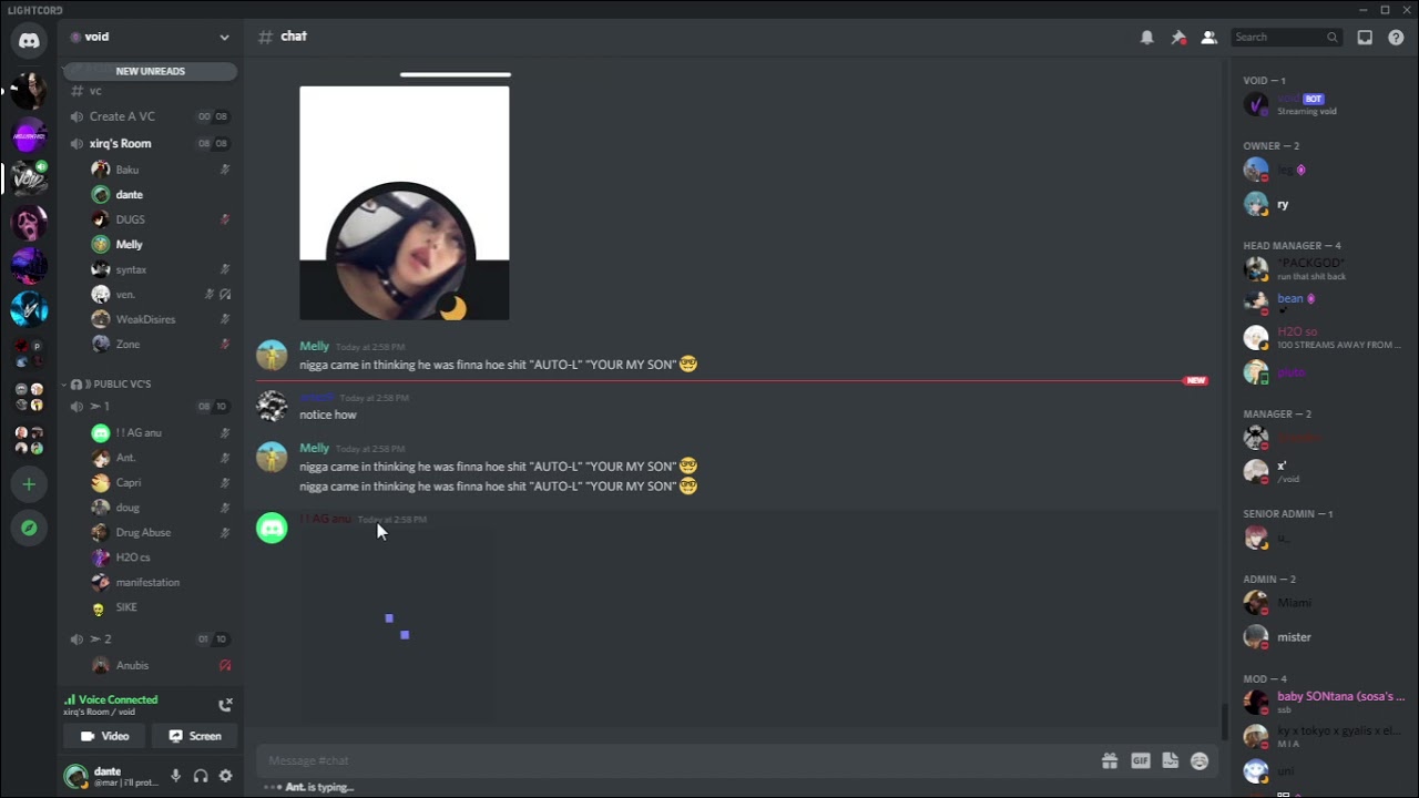 Flaming packers on Void (Discord Packing) - YouTube