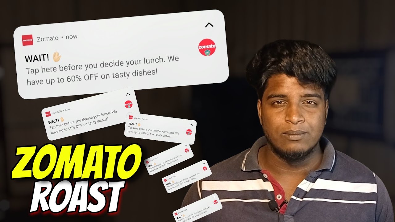 Zomato Notifications- Roast 😂 - YouTube