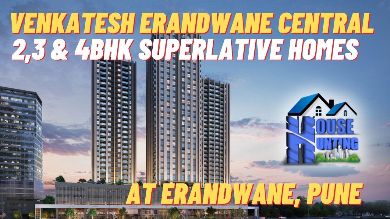 Luxurious 3 BHK Flats | Venkatesh Erandwane Central | Sinhgadh Road ...
