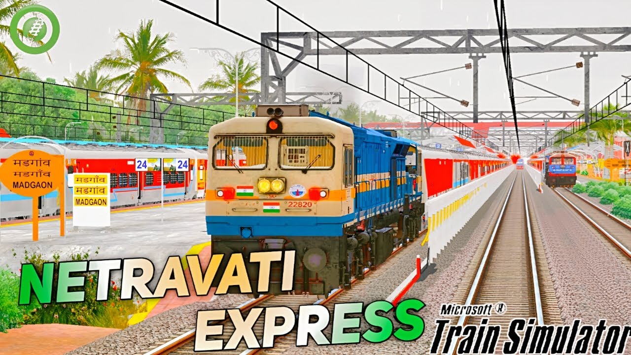 ROUTE DIVERTED 16345 NETRAVATI EXPRESS || MSTS || INDIAN TRAIN ...