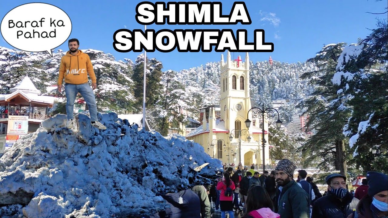 Shimla Snowfall Vlog. Baraf ka Pahad. Heavy Snowfall in Shimla. - YouTube