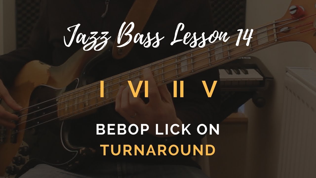 Jazz Bass Lesson #14 // Charlie Parker lick (#2) - YouTube