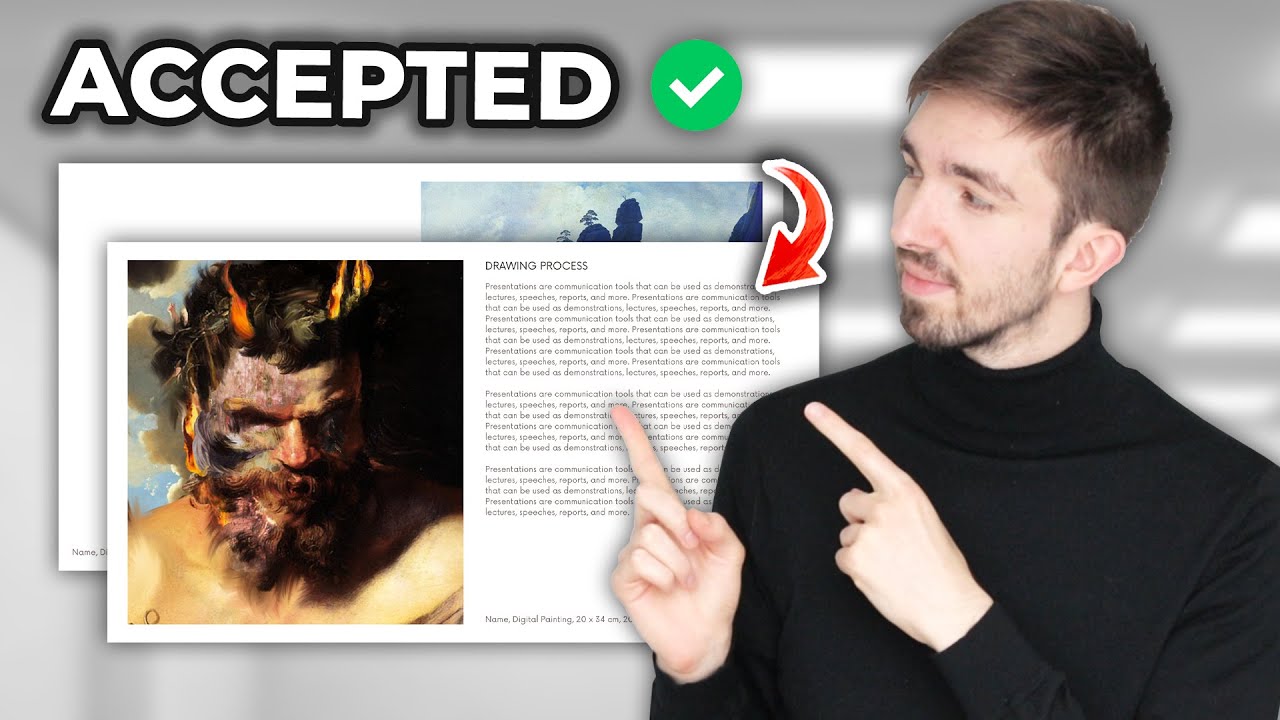 How to create a Beautiful Digital Portfolio for your Art - YouTube