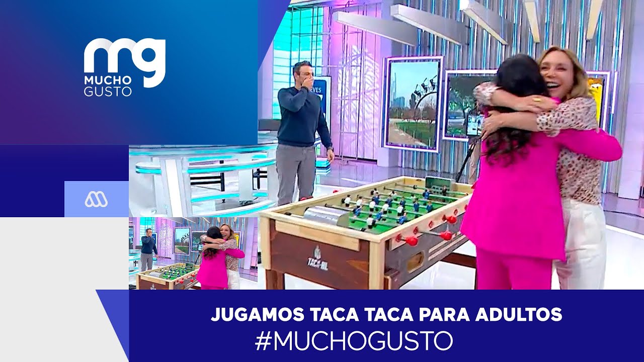 #muchogusto / Jugamos taca taca para adultos - YouTube