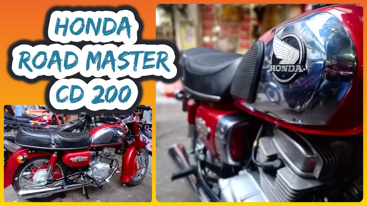 HONDA Road Master CD 200 Test Ride - YouTube