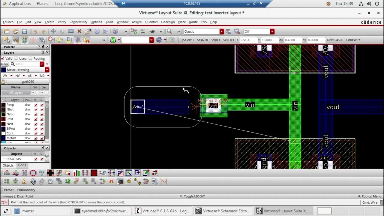 Inverter Layout in Cadence Virtuoso on CentOS 7 Linux | Step-by-Step Tutorial | AMU - YouTube