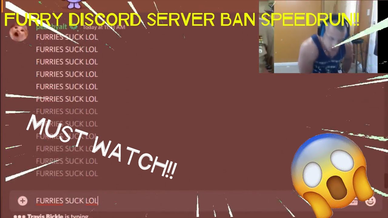 FURRY DISCORD SERVER BAN SPEEDRUN [MUST WATCH!!] - YouTube