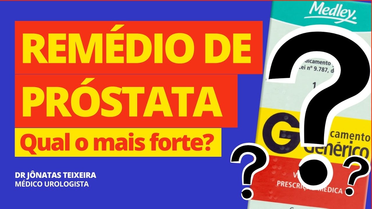 O MAIS FORTE ! REMÉDIO DE PRÓSTATA | SAIBA OS REMÉDIOS MAIS FORTES PARA ...