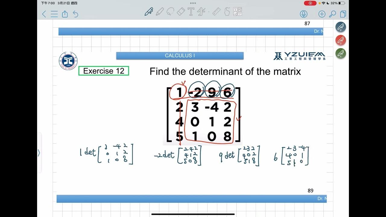 Linear Algebra - Chapter 1 - Exercise 11-14 (in English) - YouTube
