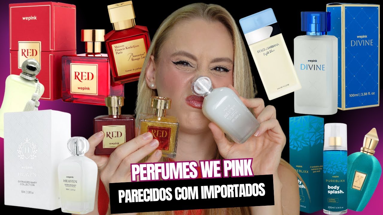 TESTANDO 5 perfumes de WE PINK vale a pena? - YouTube