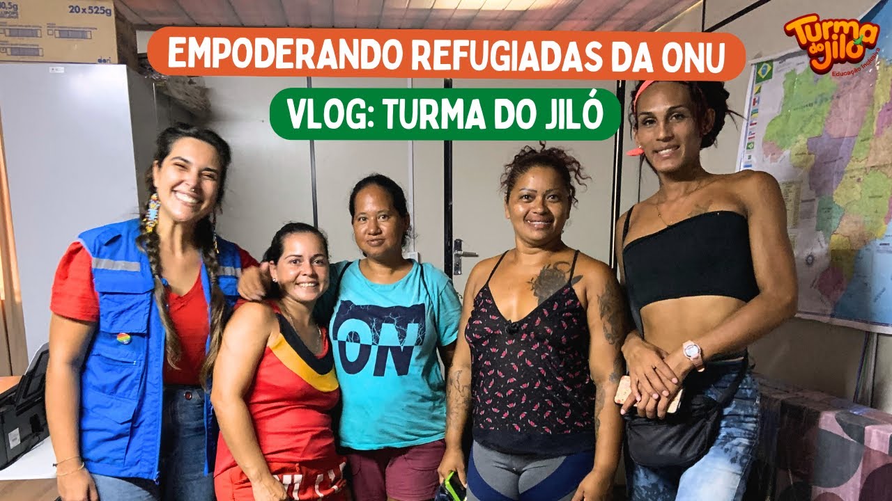 Empoderando REFUGIADAS da ONU 2023 - Vlog Jiló NA RUA #08 - YouTube