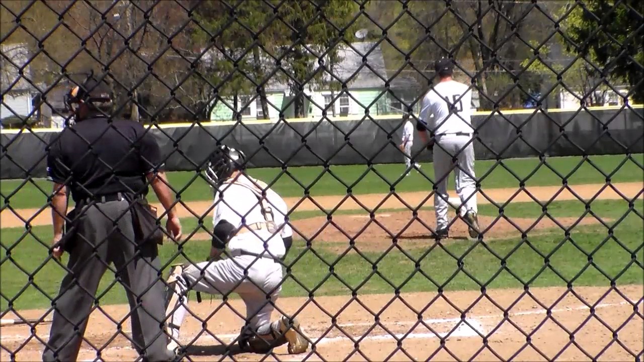 Danny Taggart, Adelphi Baseball @ AIC, 4-23-17 - YouTube