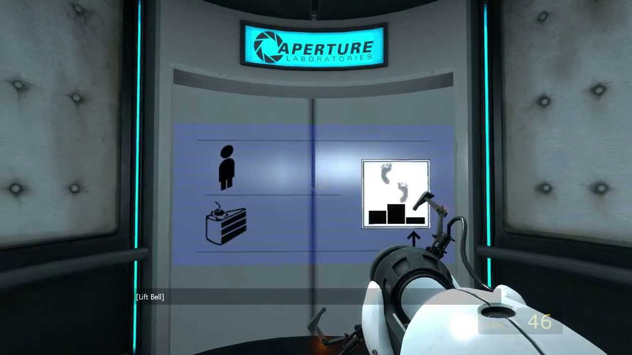 Portal - Chamber 15 (least steps) - YouTube