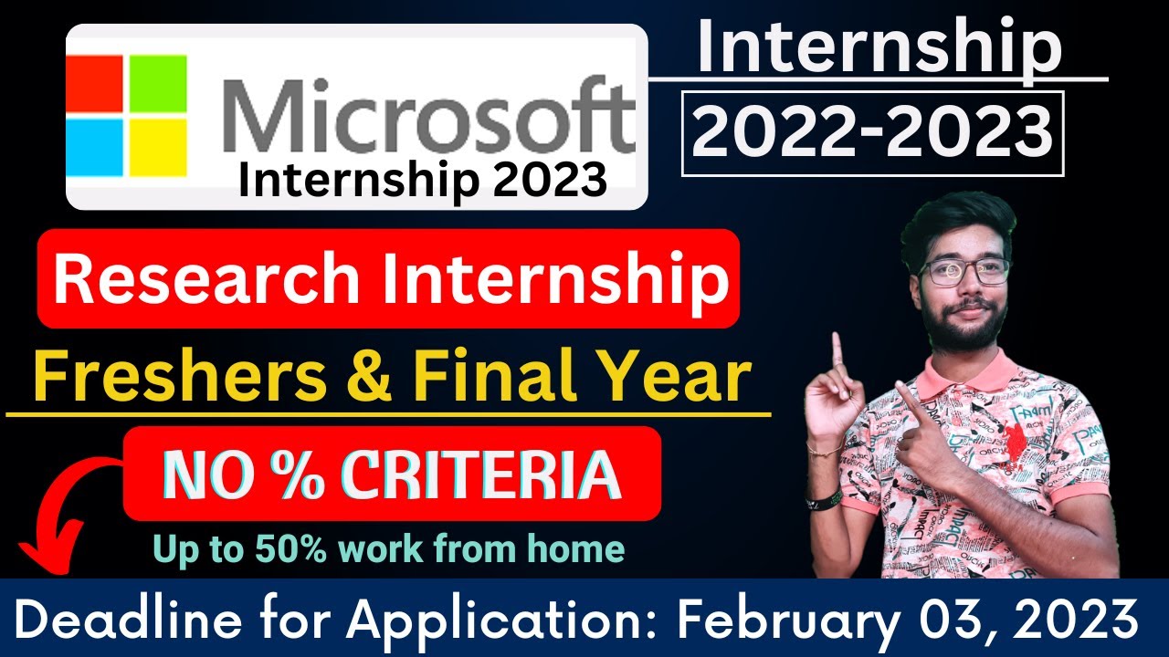 Microsoft Free Internships for College Students | Microsoft Hiring ...