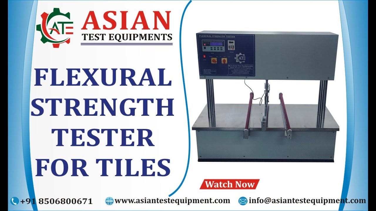 Flexural Strength Tester For Tiles | Asian Flexural Strength Tester ...