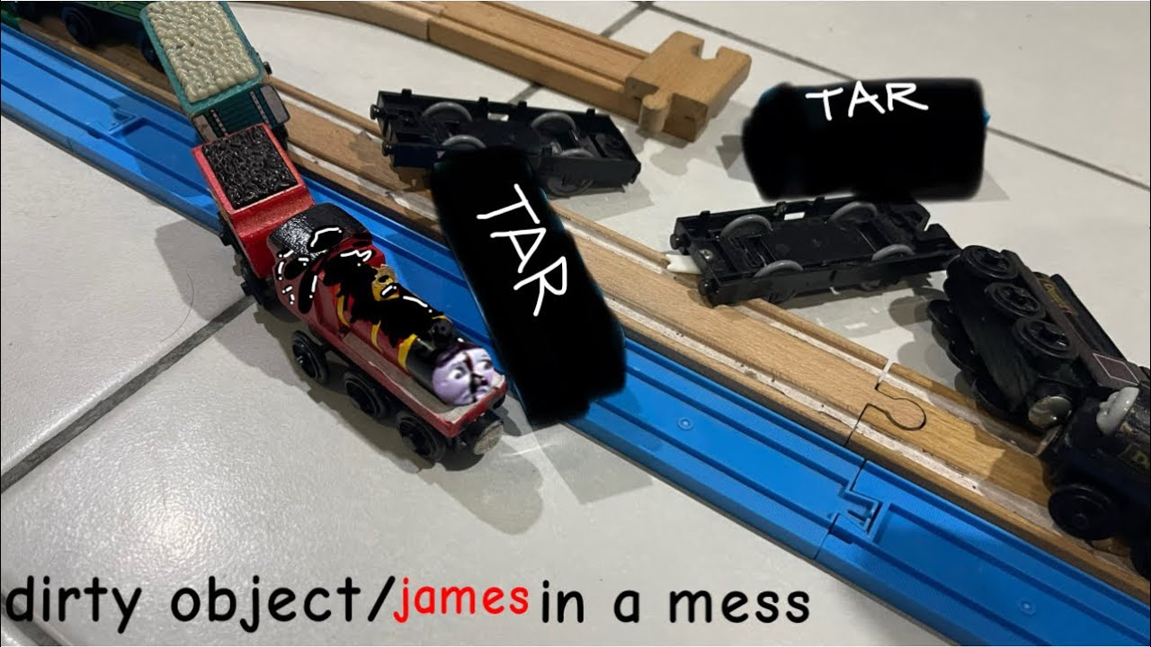 dirty objects/james in a mess wooden remake - YouTube