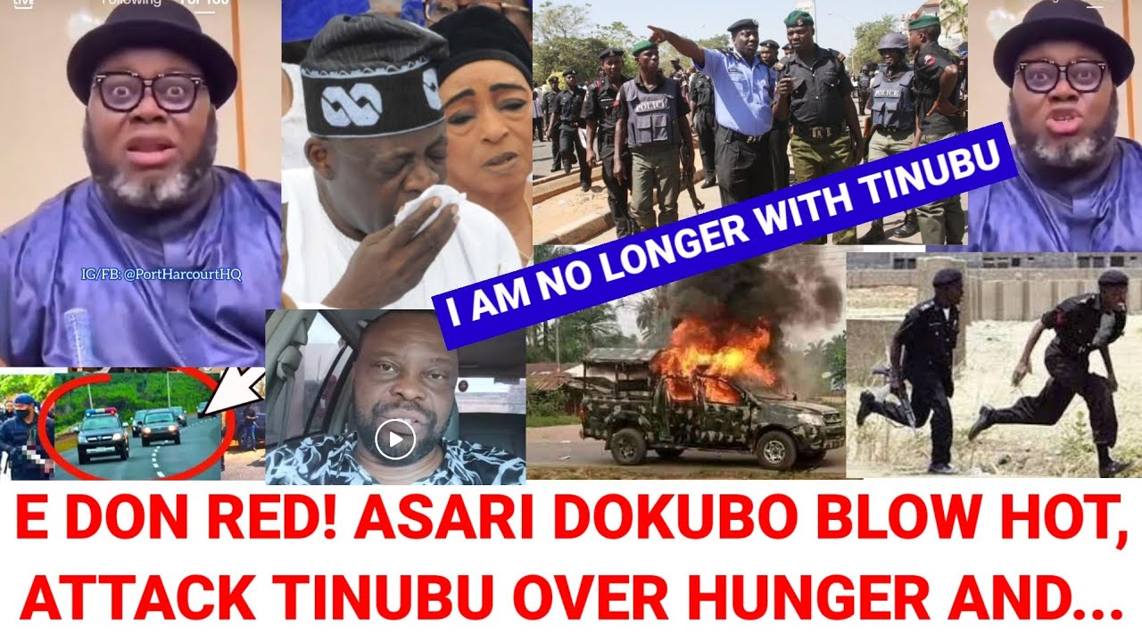 Asari Dokubo Àttàck Tinubu In Aso Rock, Tiger Base Policemen On The Run ...