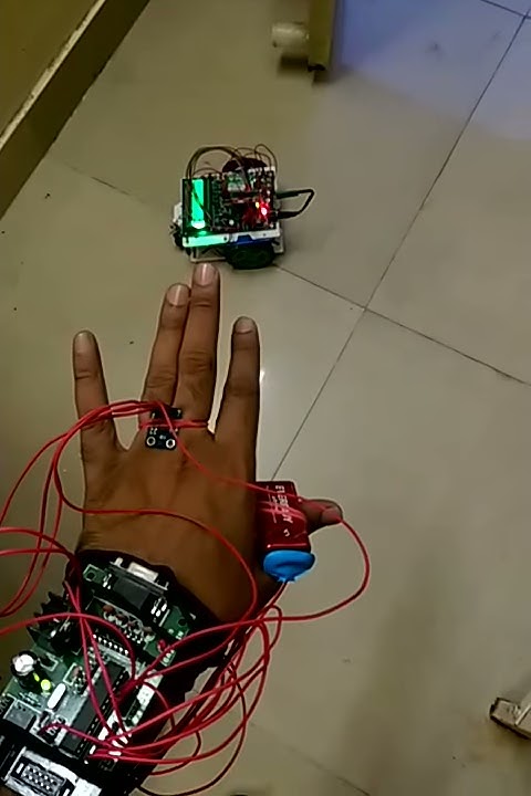 Wireless Hand Gesture Controlled Robot - YouTube