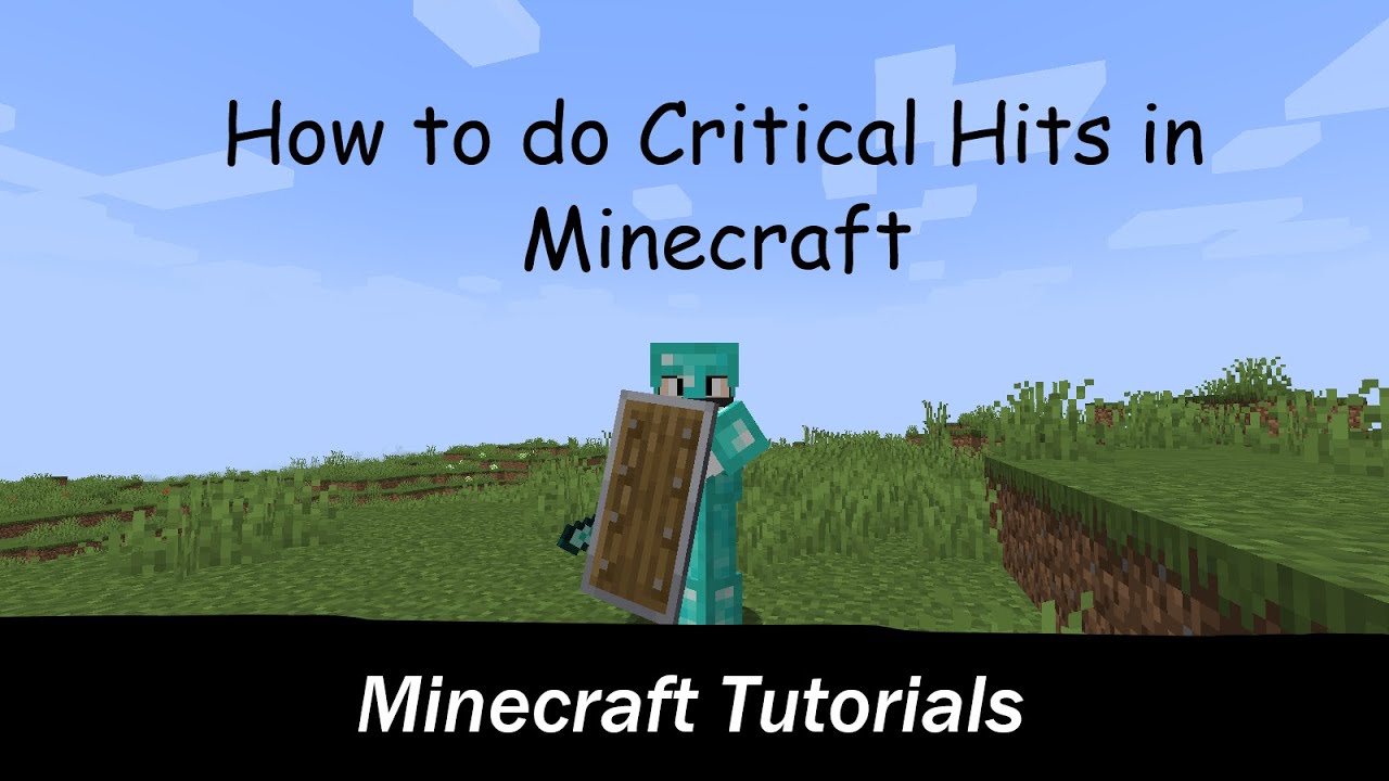 How to do Critical hits in Minecraft - YouTube