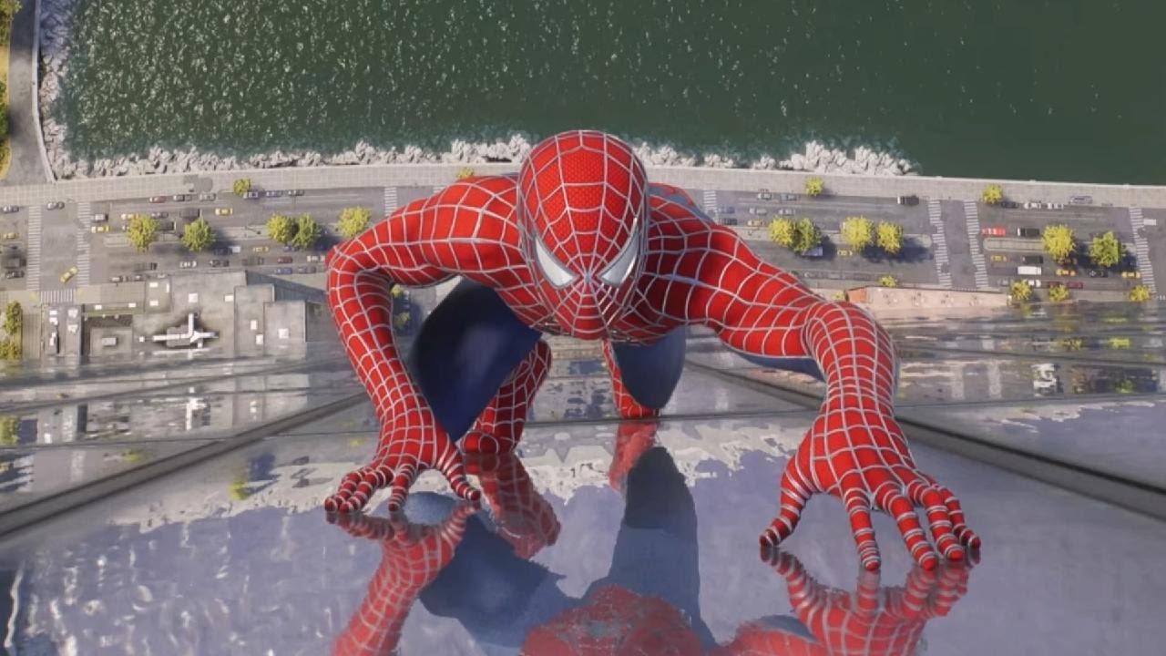 Tobey Maguire suit in Spider-Man 2 - YouTube