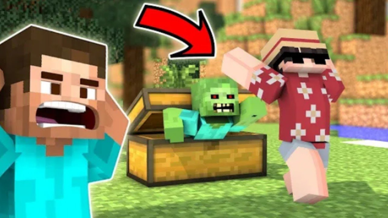 trolling my friend in Minecraft - YouTube