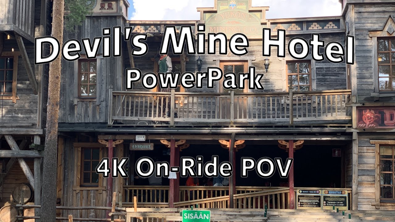 Devil's Mine Hotel at PowerPark 4K On-Ride POV - YouTube
