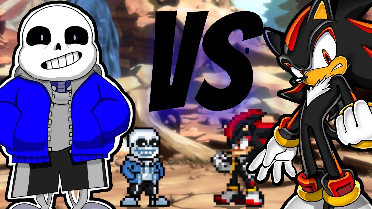 Sans Vs Shadow - MUGEN - YouTube