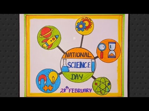 National Science Day Poster Making Ideas/ National Science Day Drawing ...