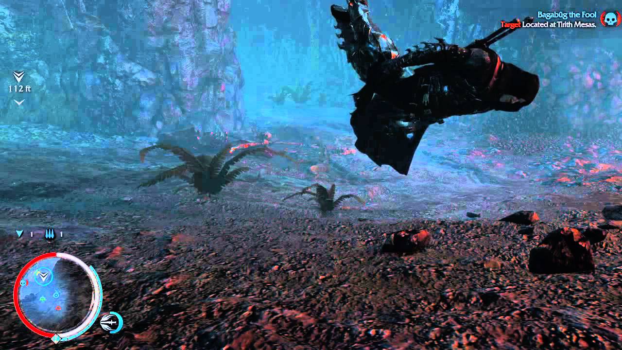 Middle-earth™: Shadow of Mordor - Horned Graug cave kill glitch - YouTube