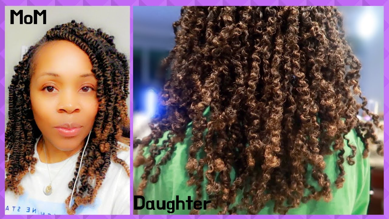 💜💕SPRING TWIST PROTECTIVE STYLE (QUICK & EASY)💕💜 - YouTube