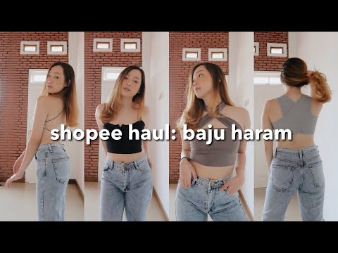 SHOPEE / CLOTHING HAUL BAJU HARAMNYA MULAI DARI 19RB AJA BUN, KUALITAS KAYAK YANG ADA DI MALL!! 😍