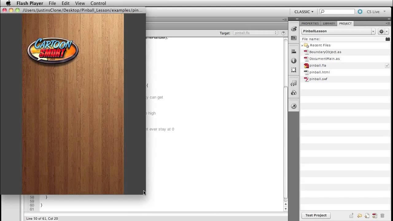 Flash Actionscript 3 Pinball Tutorial - YouTube