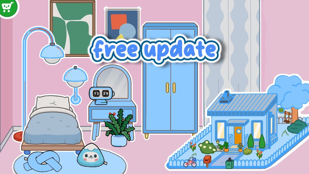 FREE TOCA BOCA FURNITURES UPDATE 🏠🌊 BLUE FURNITURES🤩 | TOCA LIFE WORLD ...