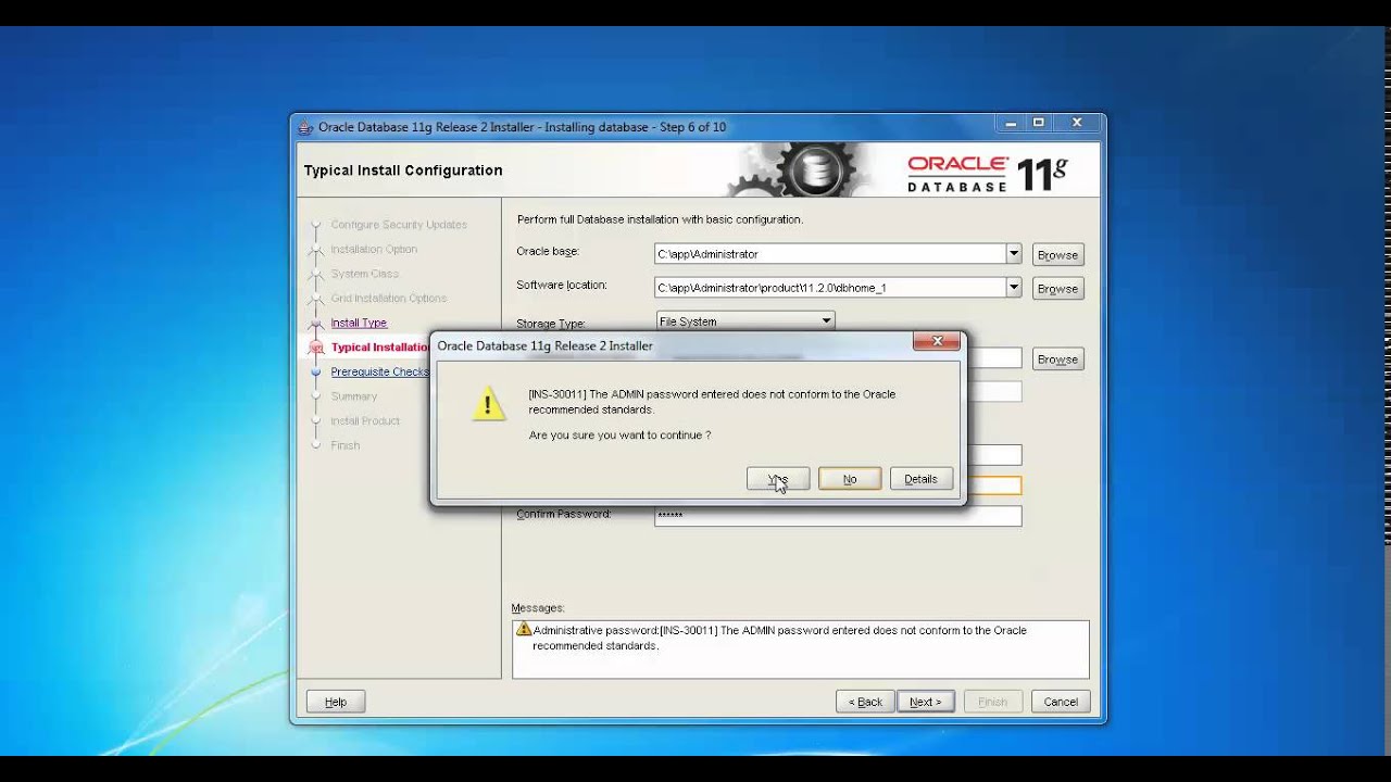 How To Install And Setup Oracle 11g R2 On Windows 7 8 10 Youtube 9842