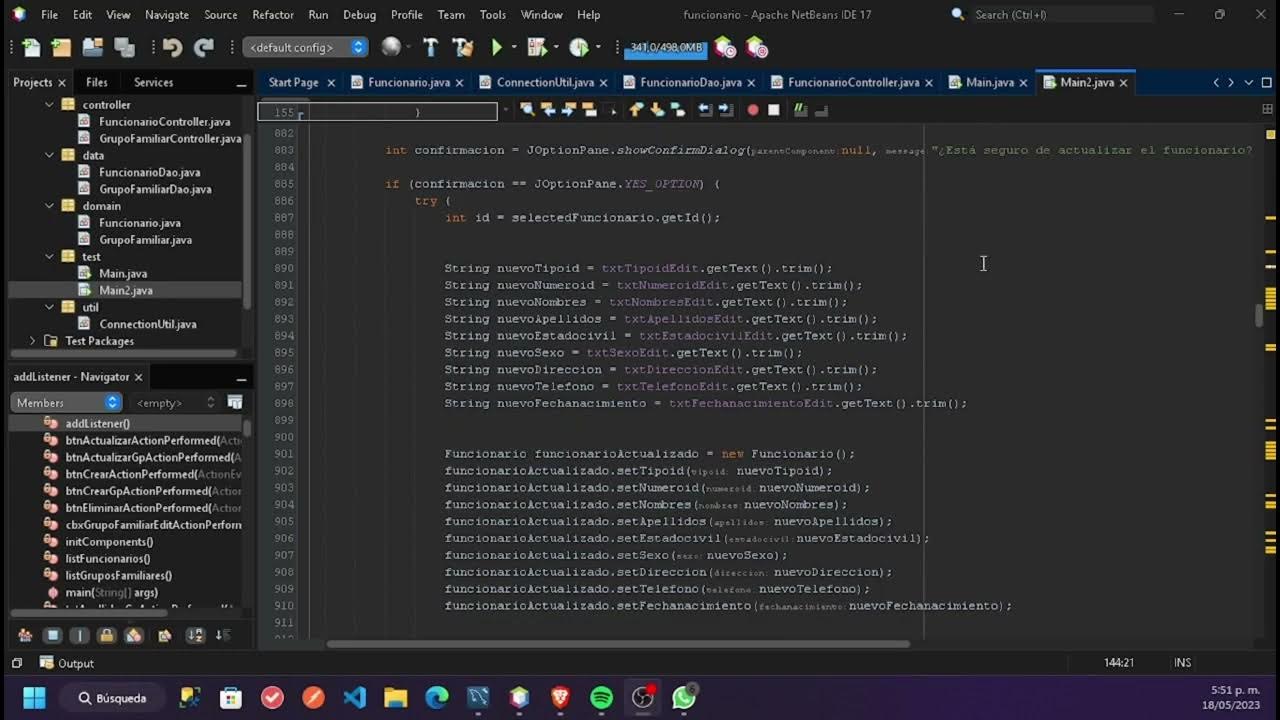 EA1: Crud DAO y Manejo de excepciones Java - YouTube