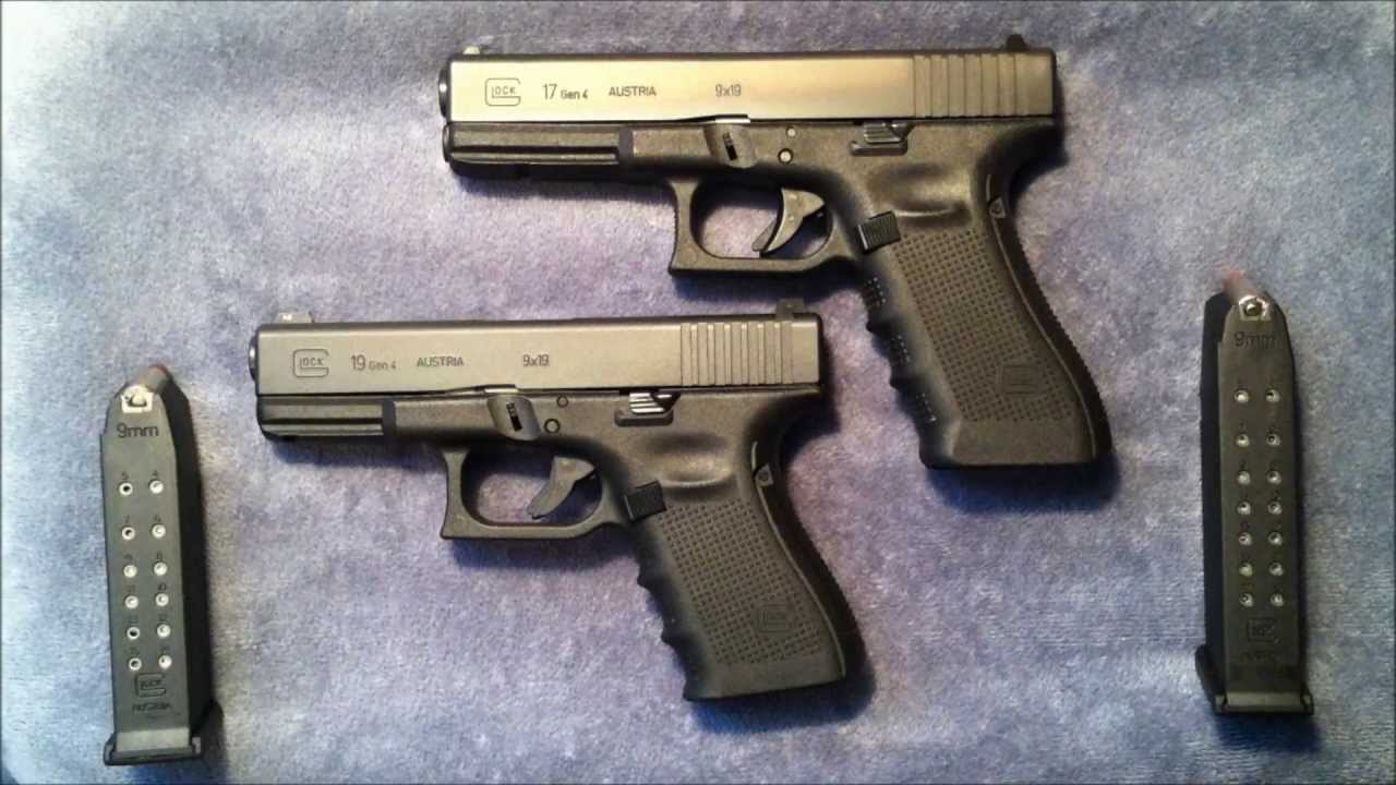 Glock 17 Vs Glock 19 Size Comparison YouTube