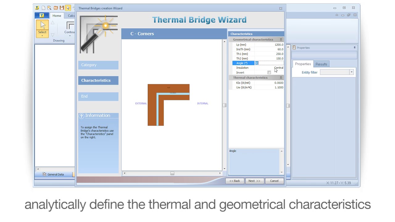 TerMus BRIDGE Tutorial - Creating a Thermal Bridge using the Wizard ...