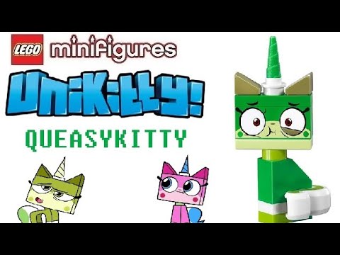 Lego Minifigures Unikitty! Queasy-kitty Review - YouTube