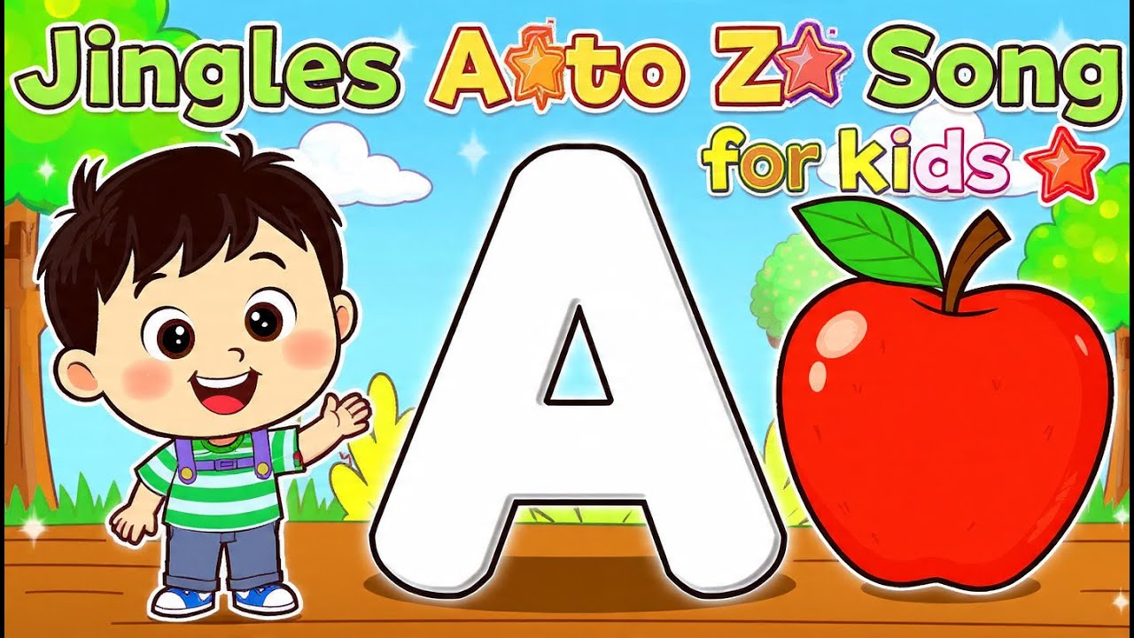 ABC Song for Baby Learning Time A to Z with Music Nursery Rhymes & Kids ...