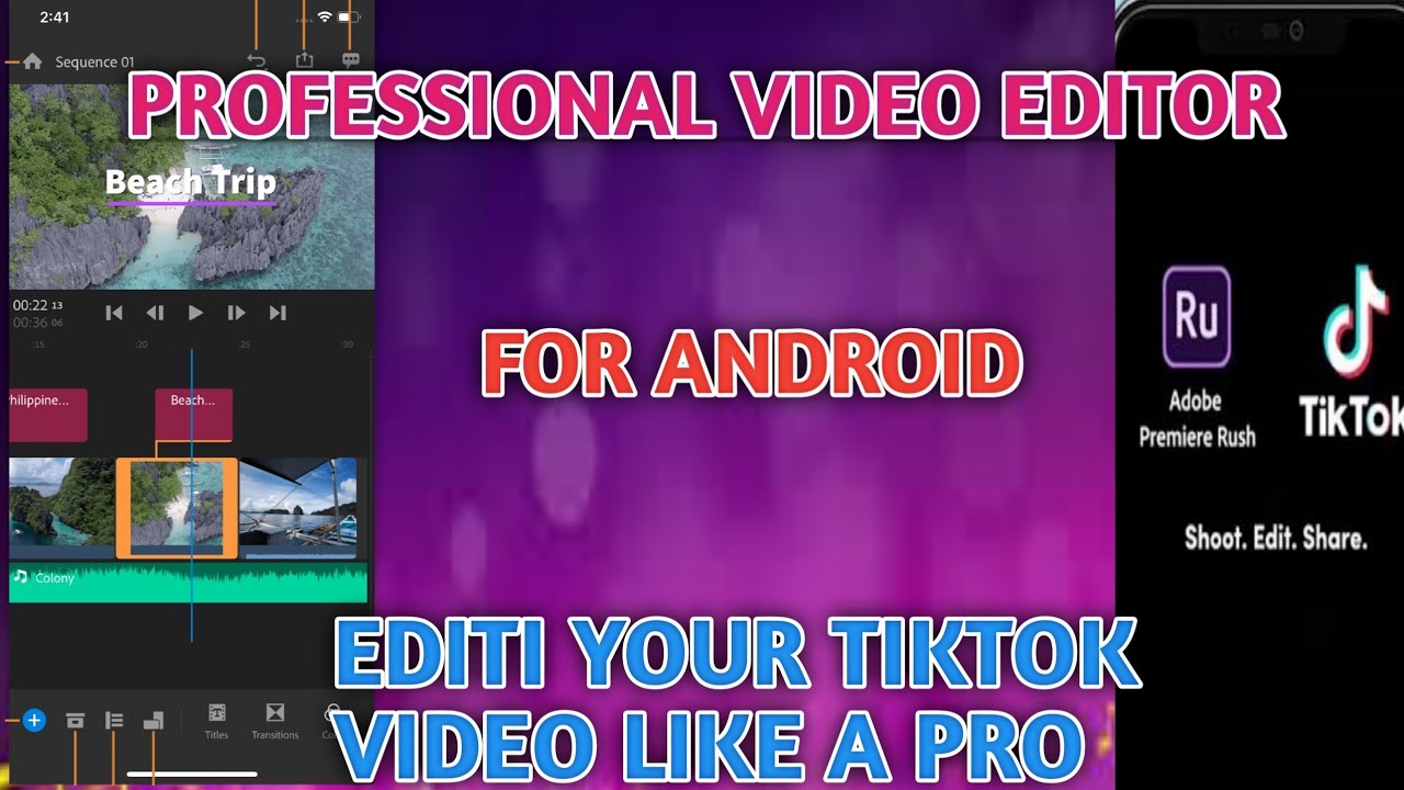 #Professional video editing app | #tiktok2020| Best video editing app ...