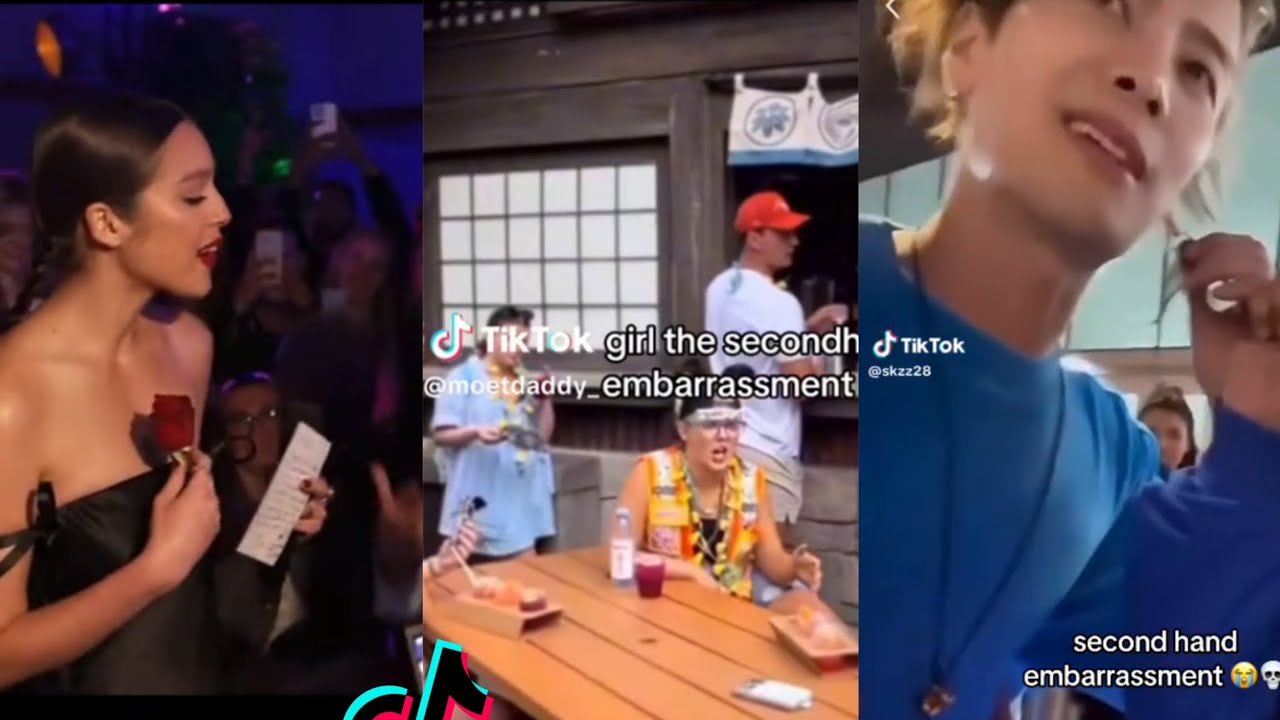 celebrities giving second hand embarrassment #cringe - YouTube