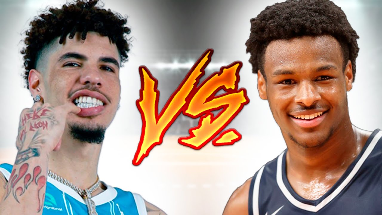 Lamelo Ball vs Bronny James | 1 vs 1 - YouTube