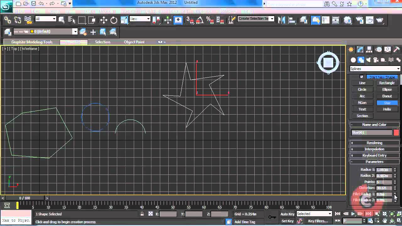 Video 4 "Herramientas de modelado 2D (splines) en 3D Max 2012" 1era ...