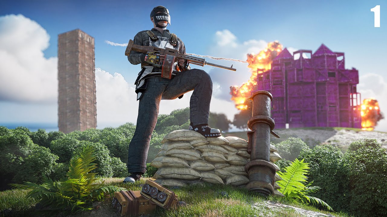 Solo Defending My Base On Force Wipe - Rust Movie - YouTube