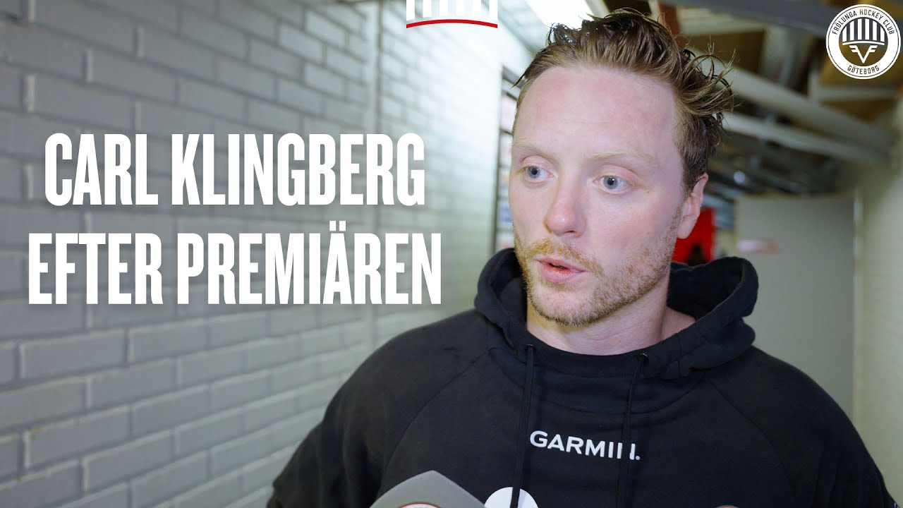 Förlust i premiären – Carl Klingberg efter matchen - YouTube